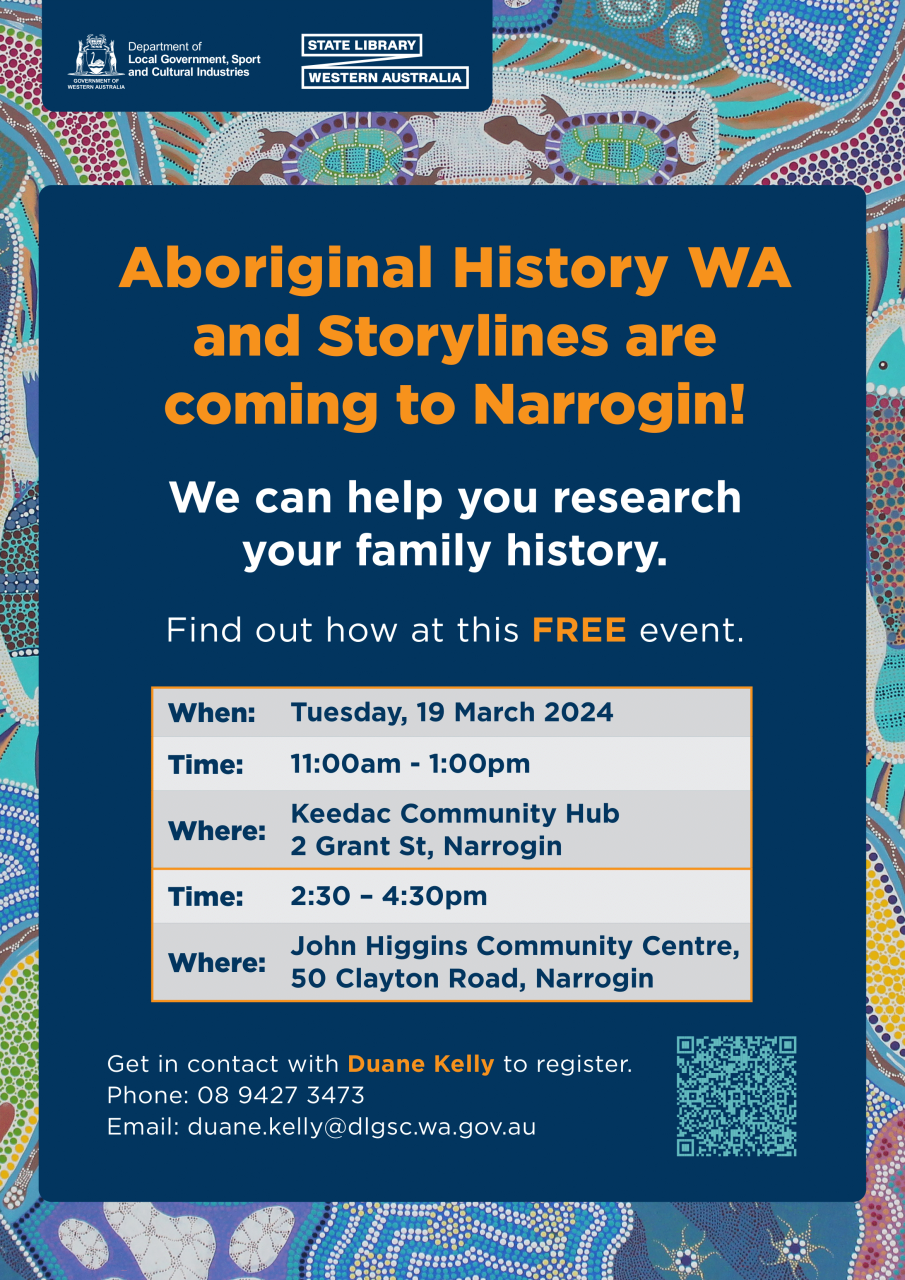 Aboriginal History WA and Storylines » Shire of Narrogin
