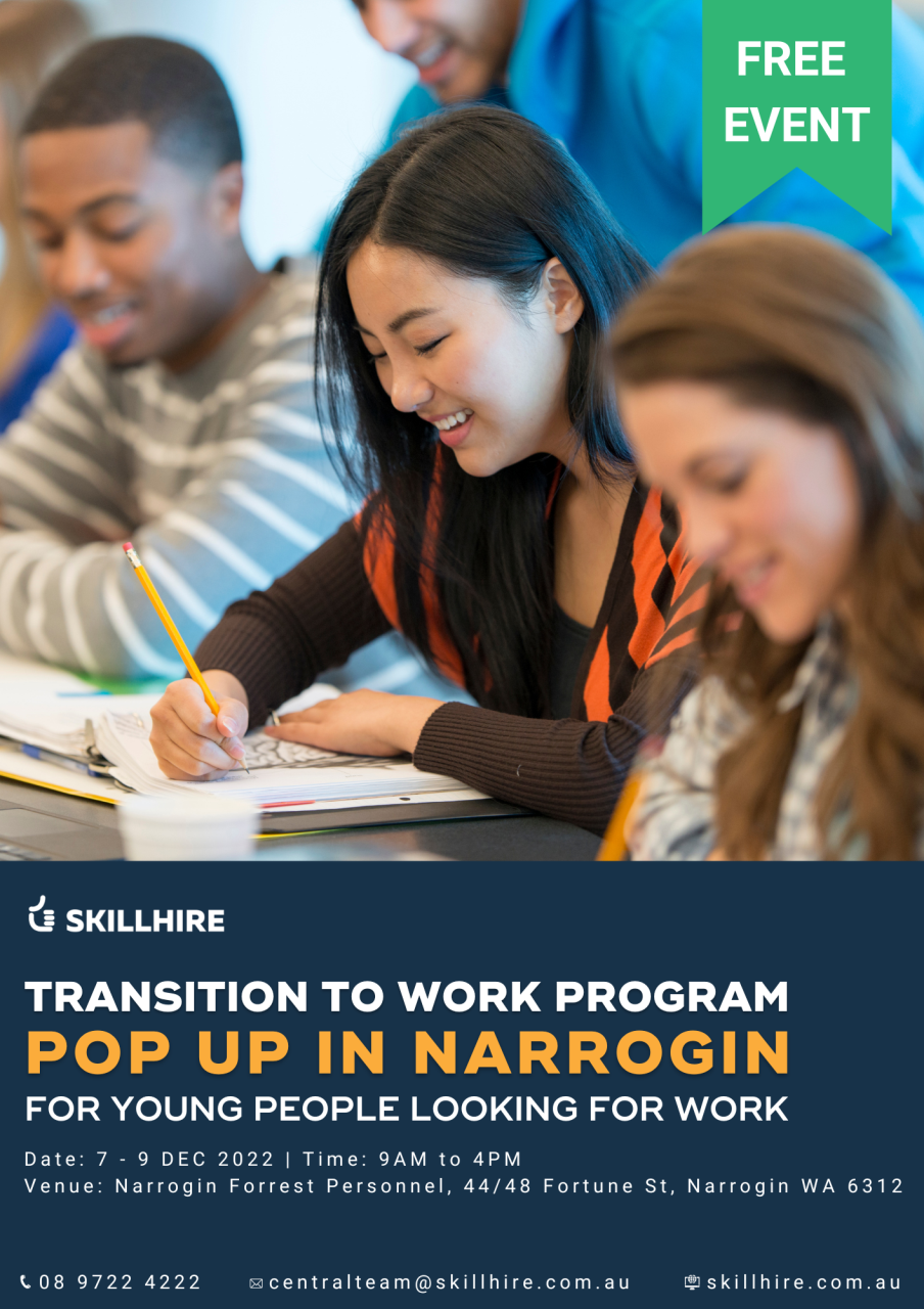 Transition to Work Pop Up Stall » Shire of Narrogin